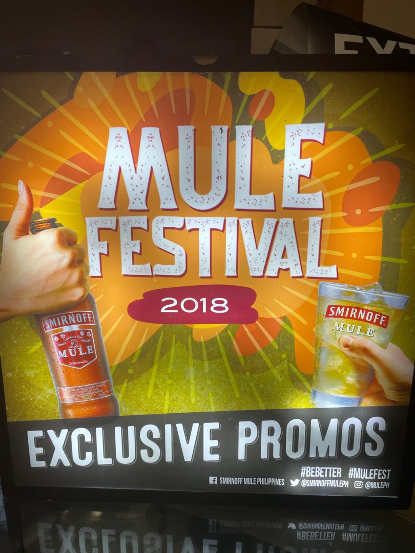 Lighted Signage - Mule Beer Lighted Bar Sign, Hobbies & Toys ...