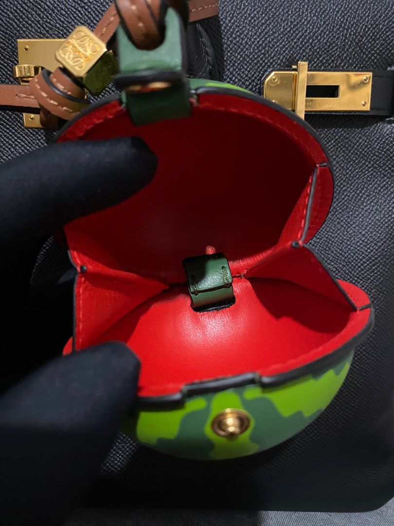 LOEWE WATERMELON POUCH CHARM, Luxury, Accessories on Carousell