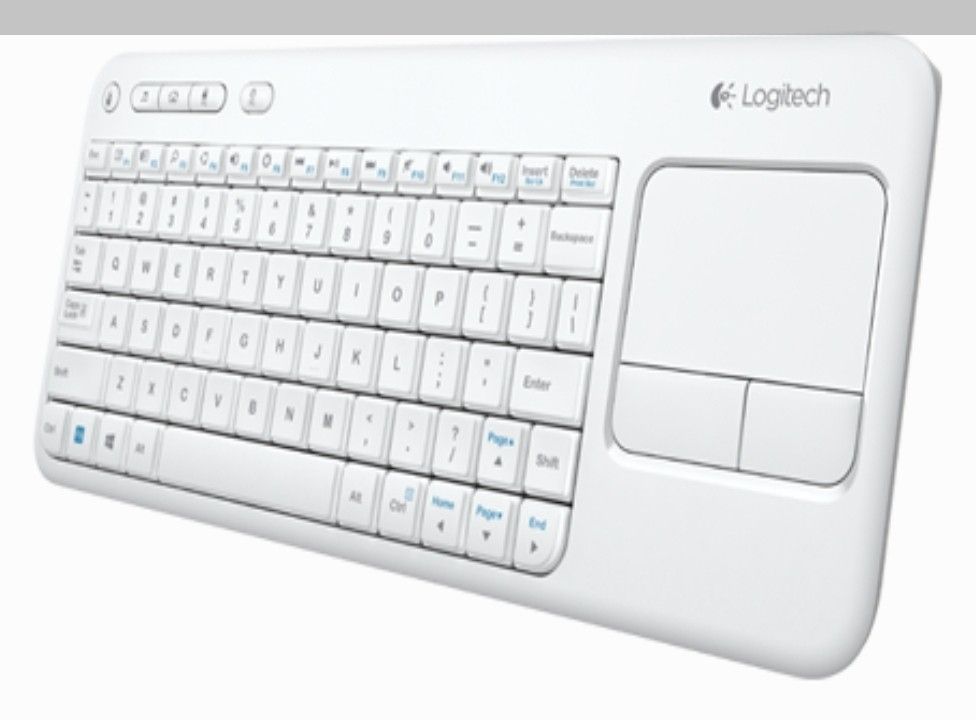 Logitech Wireless Touch Keyboard K400r Computers And Tech Parts And Accessories Computer Keyboard
