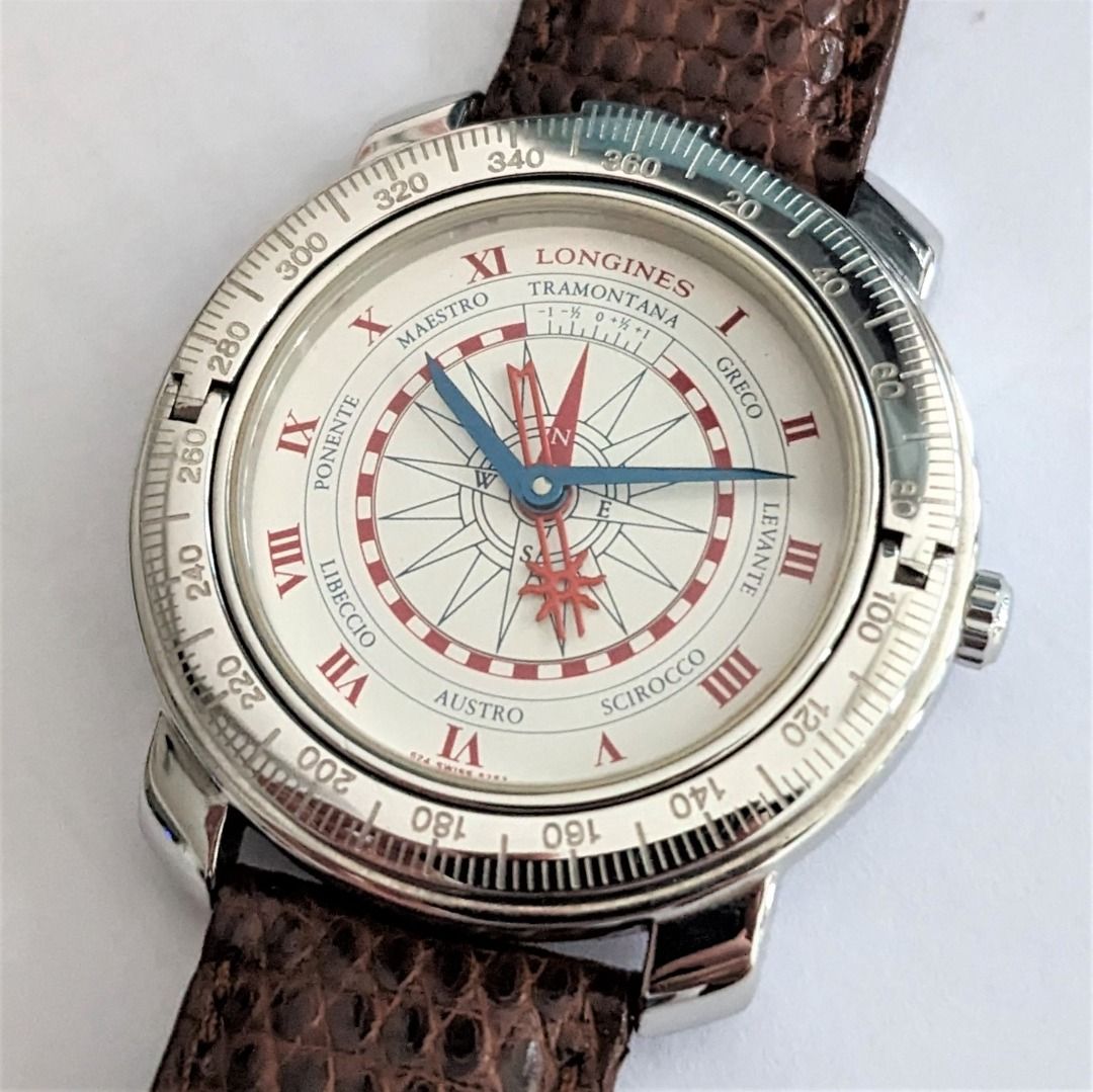 Longines (1992) Christobal 5253 Complications Automatic Compass ...