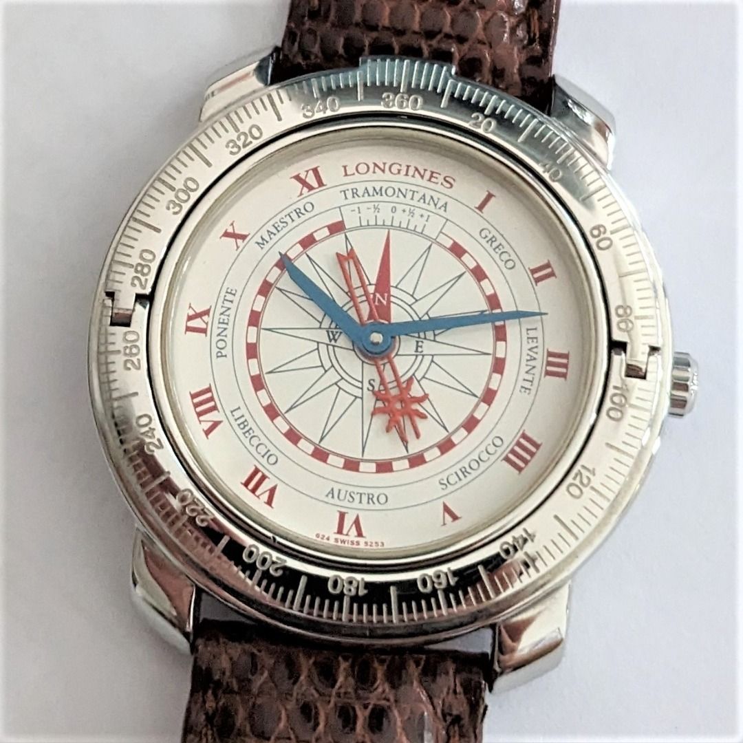 Longines (1992) Christobal 5253 Complications Automatic Compass ...