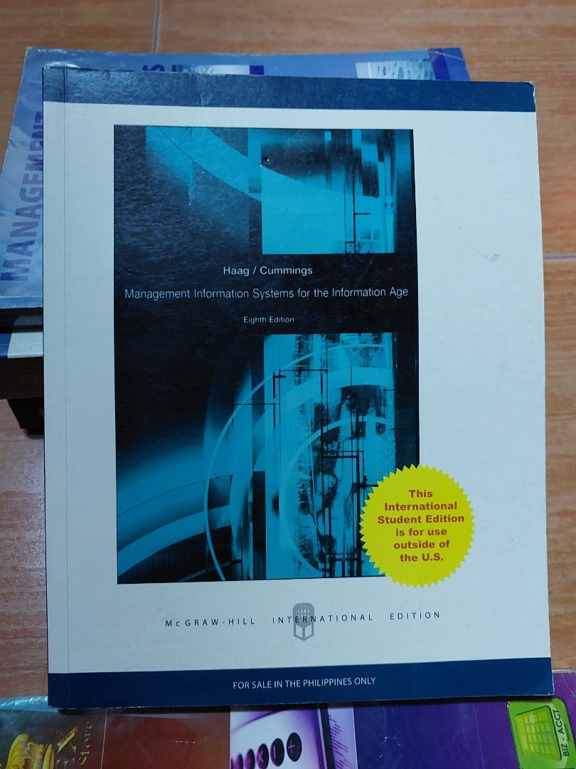 Management Information Systems for the Information Age Book, Hobbies ...