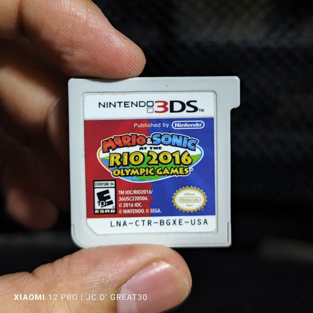 Mario & sonic rio 2016 olympic games 3Ds, Video Gaming, Video Games ...