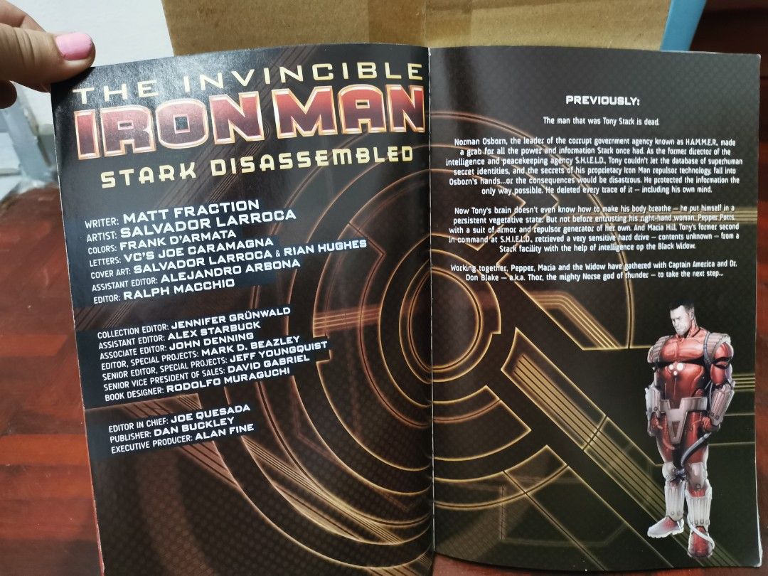 Marvel :the invisible iron man, Hobbies & Toys, Books & Magazines ...