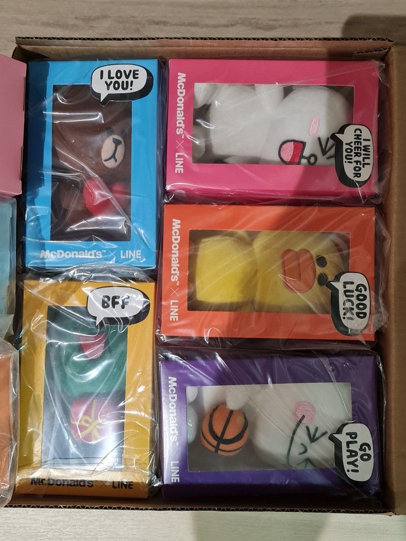McDonald's LINE Collection, Hobbies & Toys, Toys & Games on Carousell