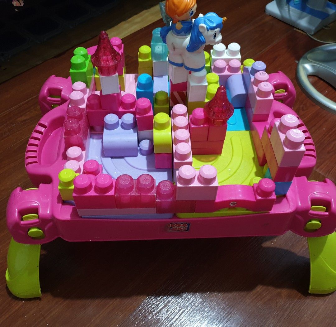Mega Block Complete with Table, Hobbies & Toys, Toys & Games on Carousell