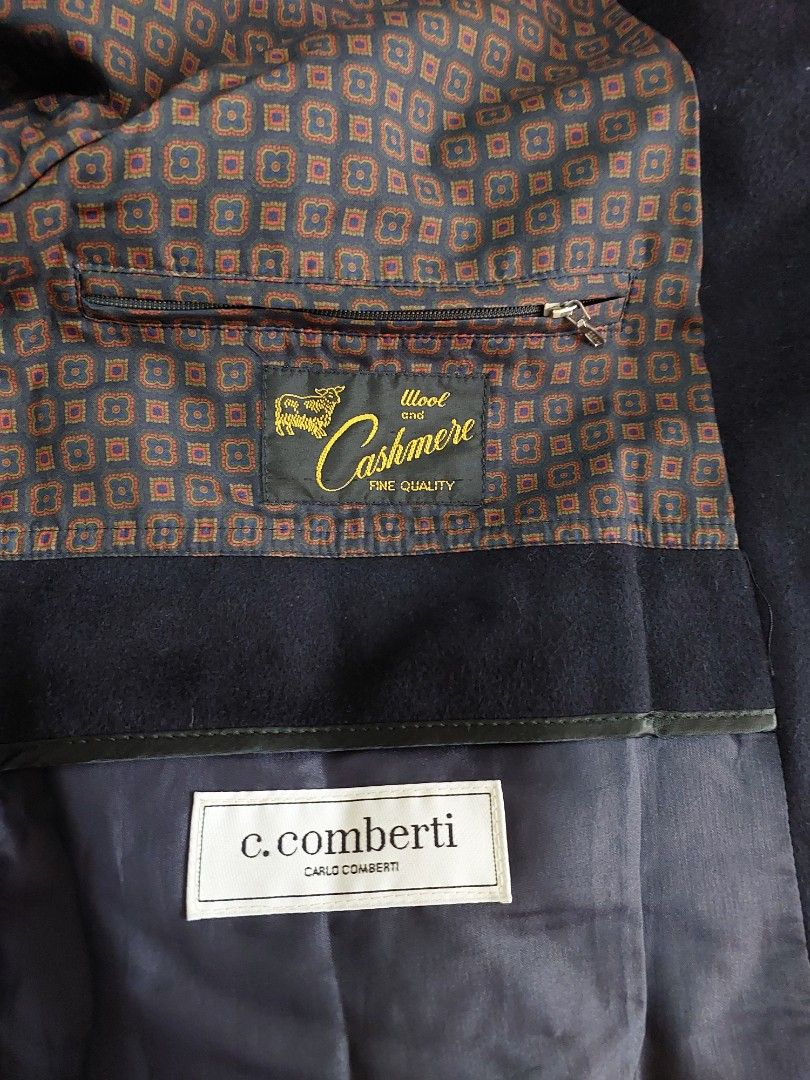 Men's long wool cashmere coat, Men's Fashion, Coats, Jackets and Outerwear on Carousell