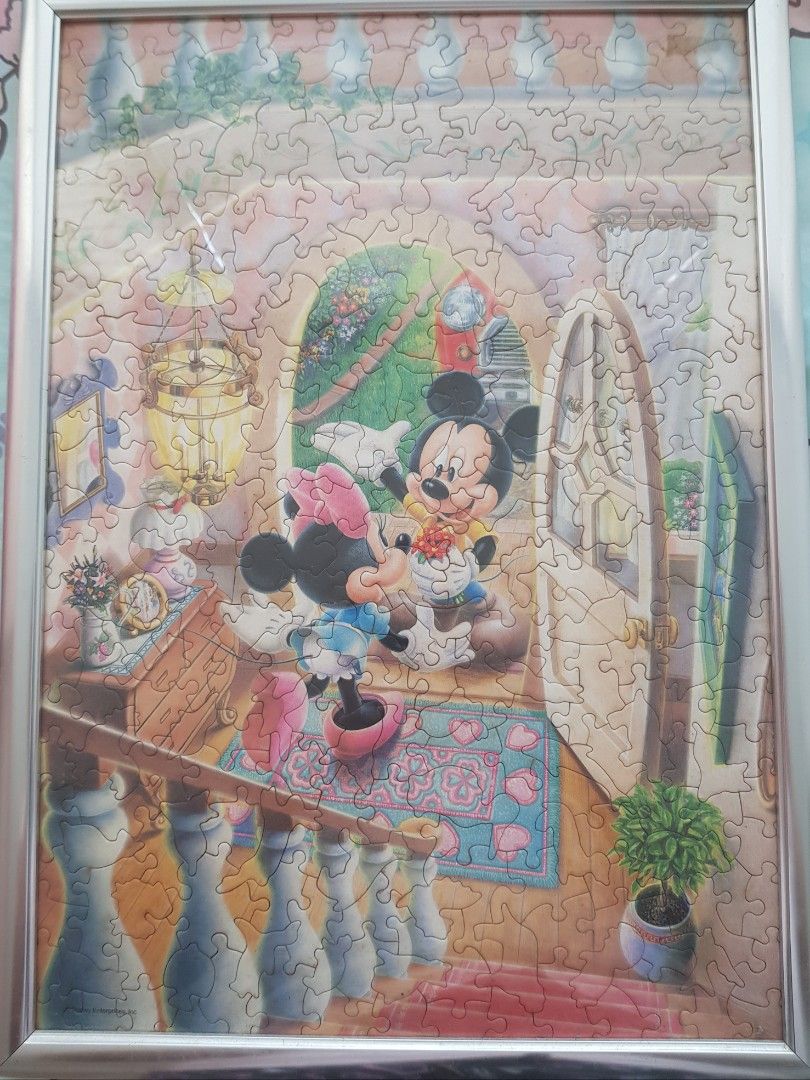 Mickey and Minnie mouse jigsaw puzzle, Hobbies & Toys, Toys & Games on ...