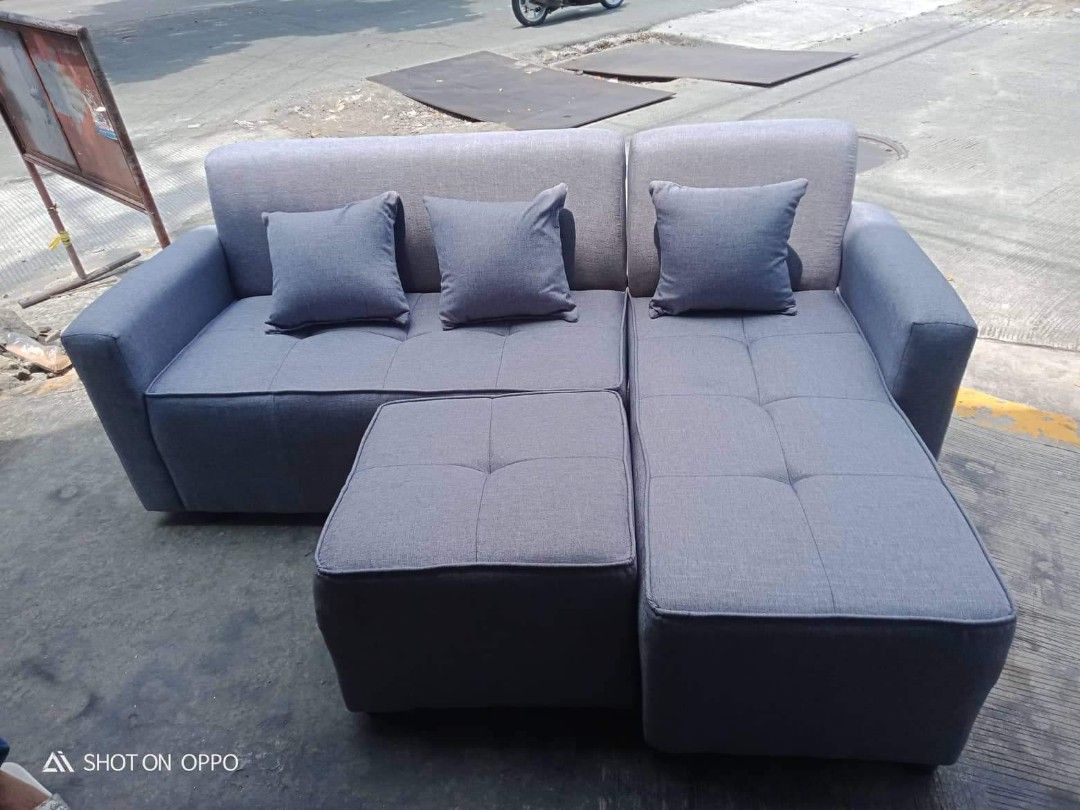 Mini L shape sofa, Furniture & Home Living, Furniture, Sofas on Carousell