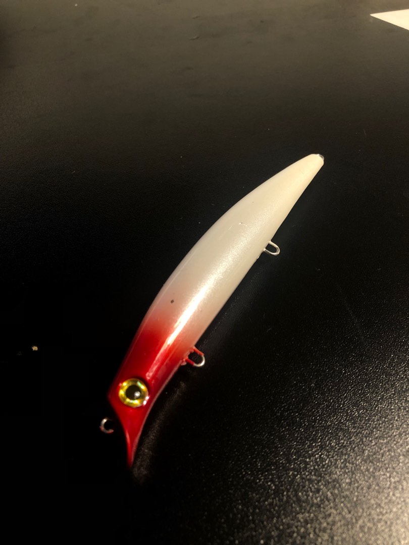 Minnow 120 red head, Sports Equipment, Fishing on Carousell