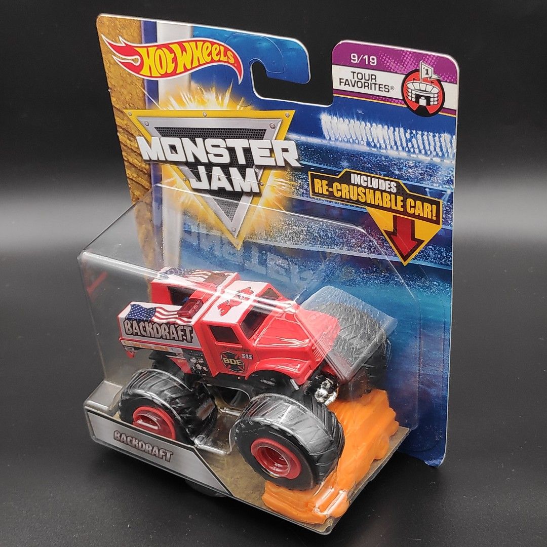 Monster Jam Bigfoot Hotwheel Backdraft, Hobbies & Toys, Toys & Games on ...