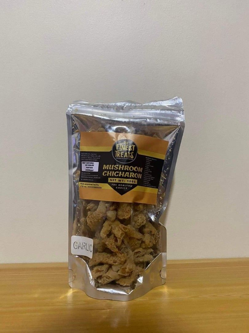 Mushroom Chicharon, Food & Drinks, Packaged & Instant Food on Carousell