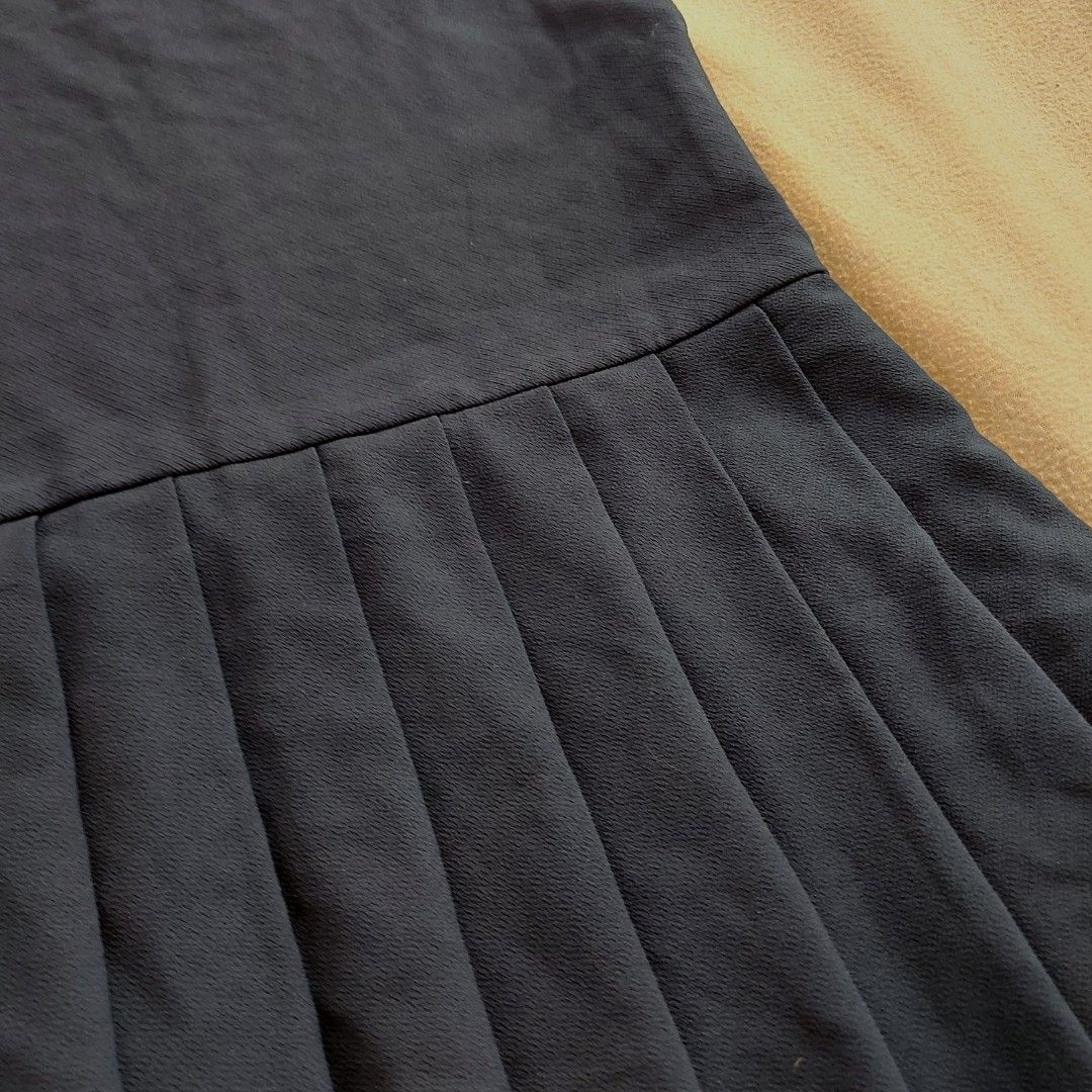 Navy Blue Preppy Suspender Dress, Women's Fashion, Dresses & Sets ...