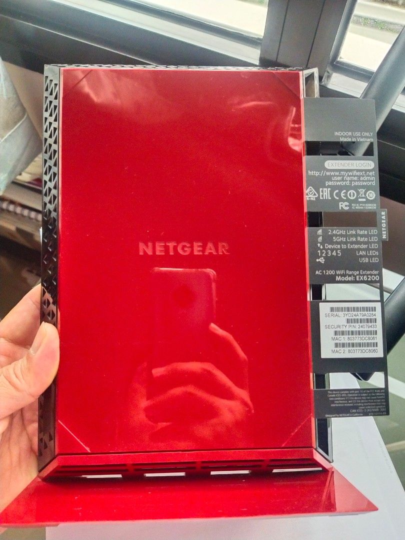 Netgear Ex6200 WiFi Range Extender, Computers & Tech, Parts ...