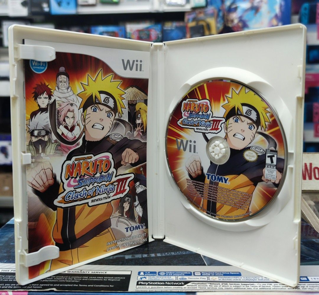 Nintendo Wii Naruto Game, Video Gaming, Video Games, Nintendo on Carousell