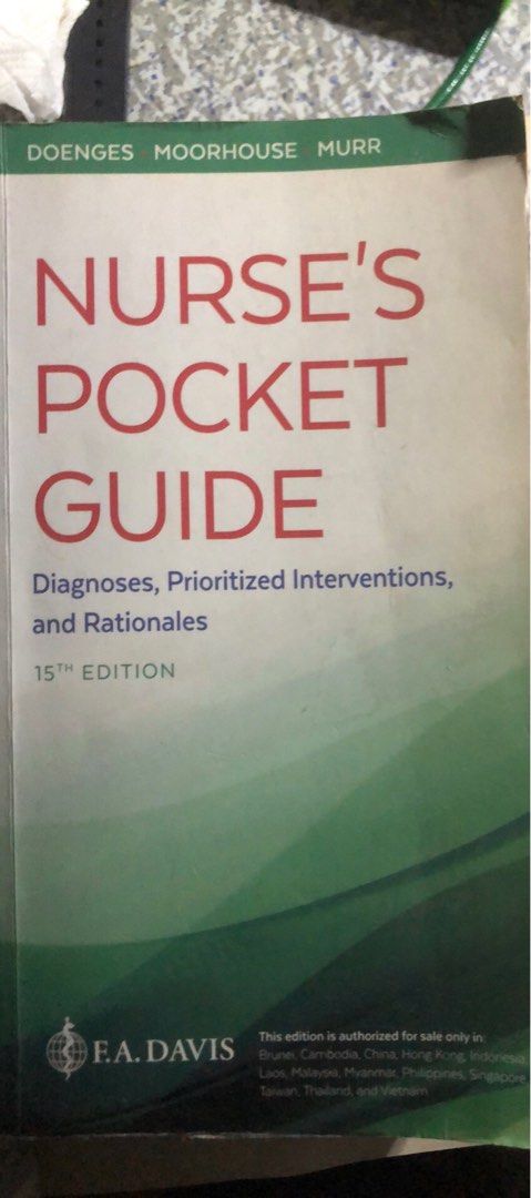 Nurses Pocket Guide (Nanda) 15th Edition, Hobbies & Toys, Books ...