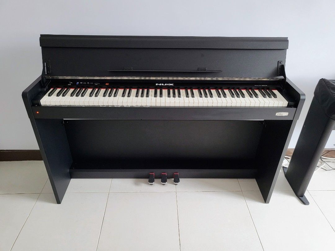 NUX WK310 Digital Piano [Black], Hobbies & Toys, Music & Media, Musical ...