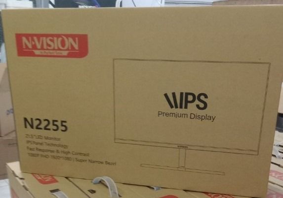 Nvision N2255-B 21.5" 75HZ IPS Monitor, Computers & Tech, Parts ...