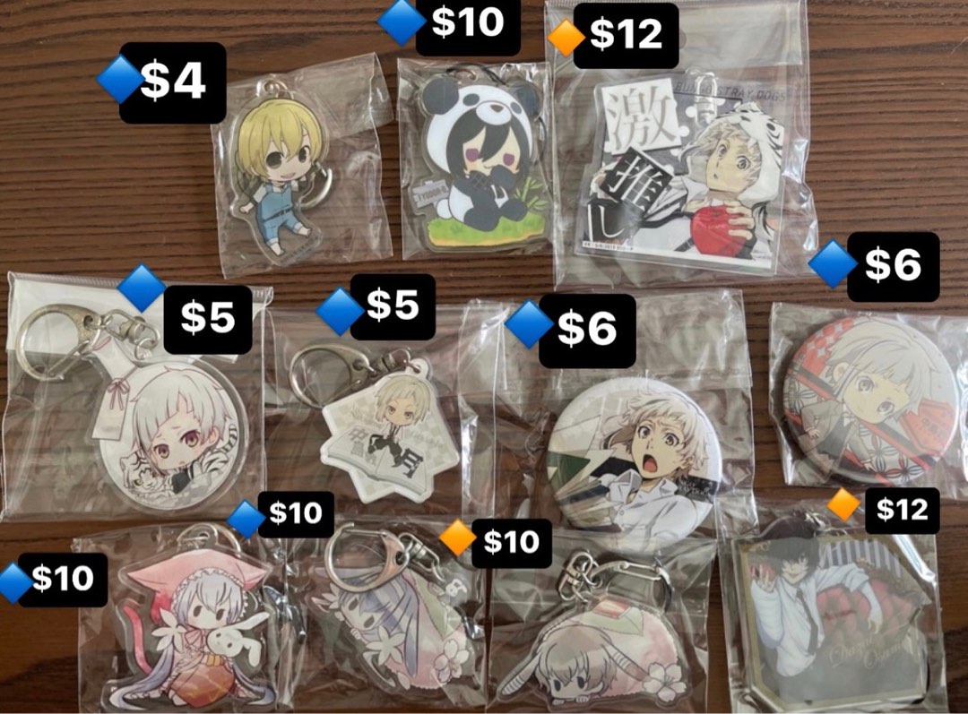 Official bungou bungo stray dogs Atsushi, Kyouka , Dazai, Fydor, Kenji ...