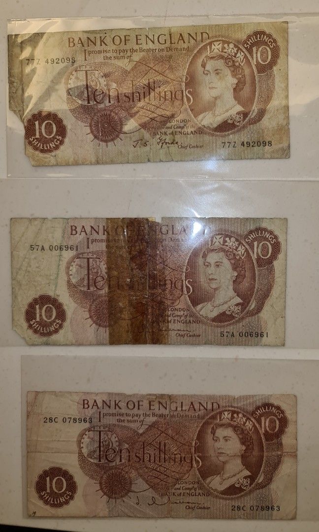 Old Pound Notes, Hobbies & Toys, Memorabilia & Collectibles, Currency ...