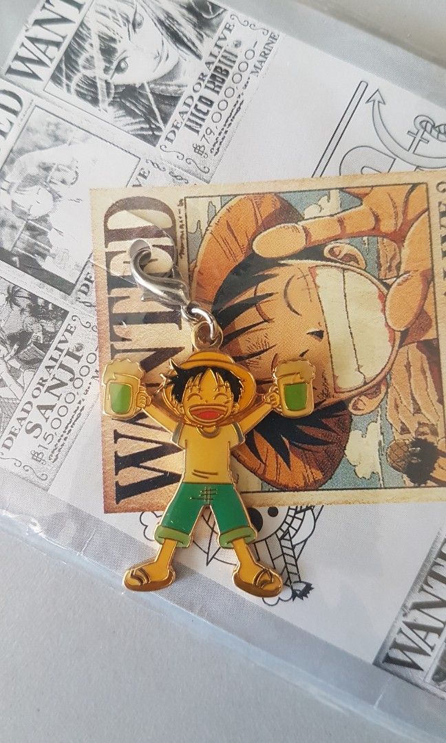 One Piece Monkey D Luffy Charm Pendant, Hobbies & Toys, Memorabilia ...