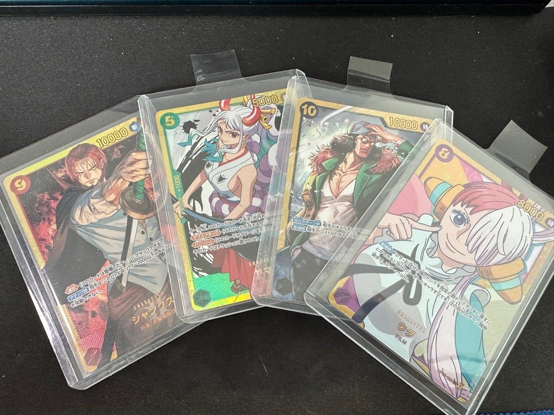 One Piece TCG SEC secret rare card OP-01 OP-02 shanks yamato kuzan uta ...