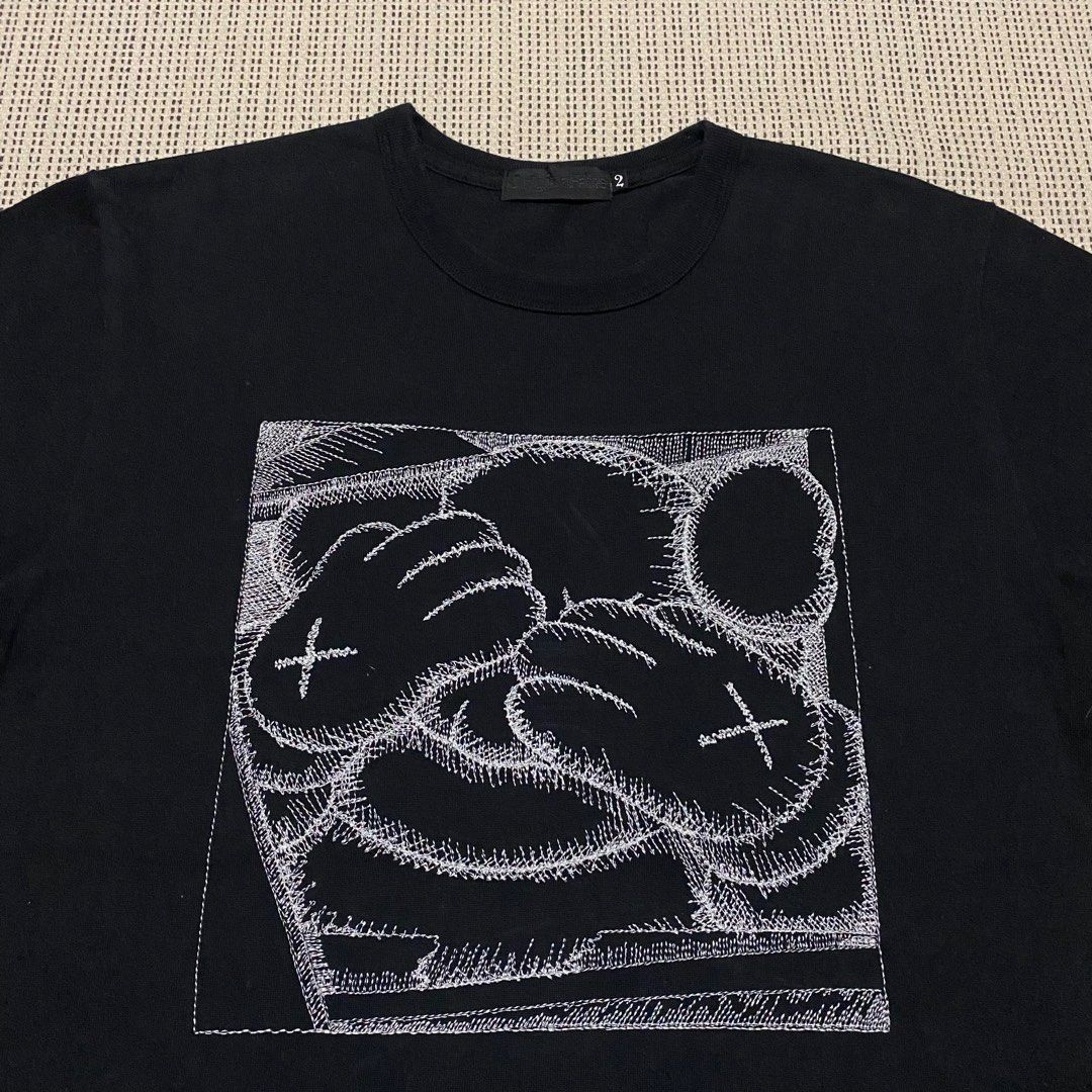 Original Fake x Kaws Embroidery tee // not vintage vtg streetwear ...
