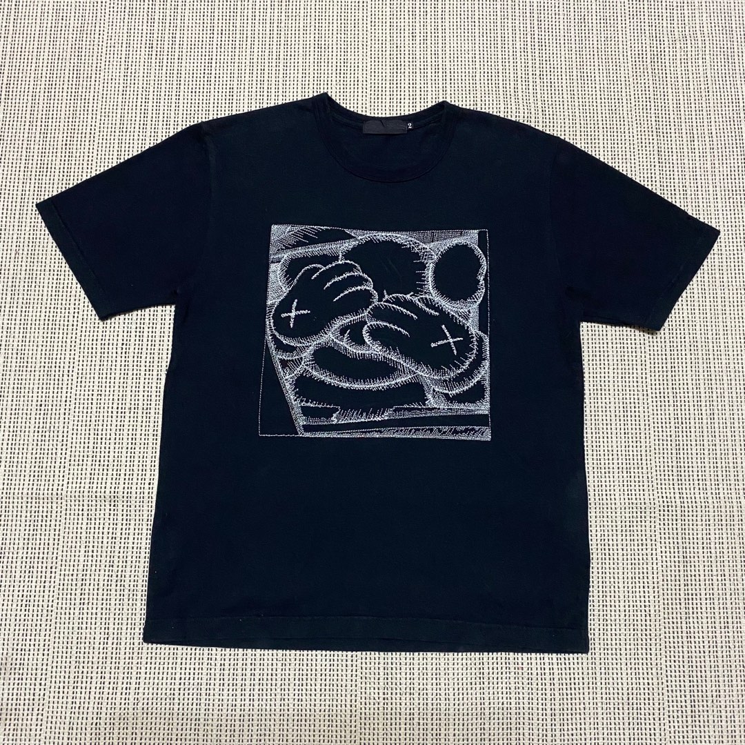 Original Fake x Kaws Embroidery tee // not vintage vtg streetwear ...