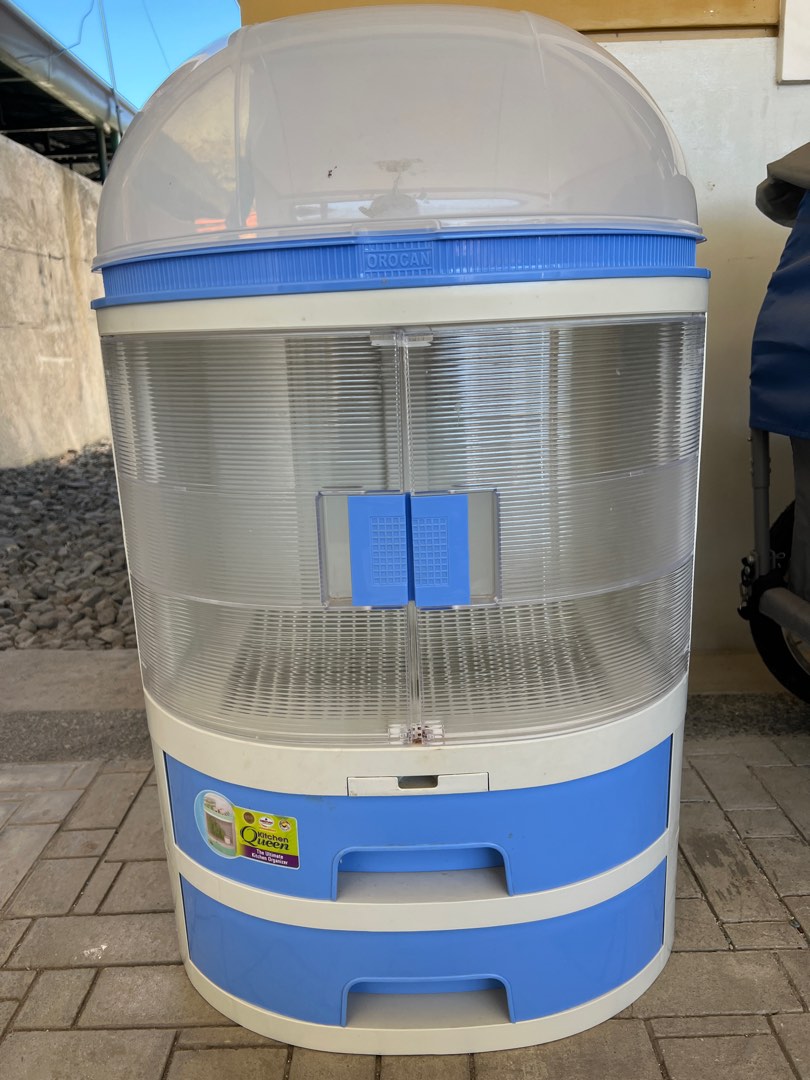 Orocan Kitchen Queen Plus Dish Cabinet, Furniture & Home Living ...