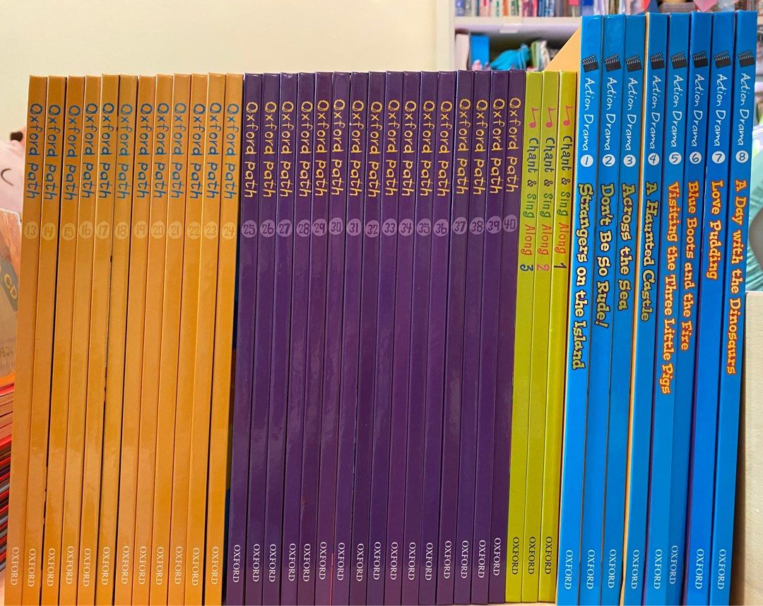 Oxford Path full Set + KG Foundation Pack, 興趣及遊戲, 書本 & 文具, 兒童書籍 - Carousell