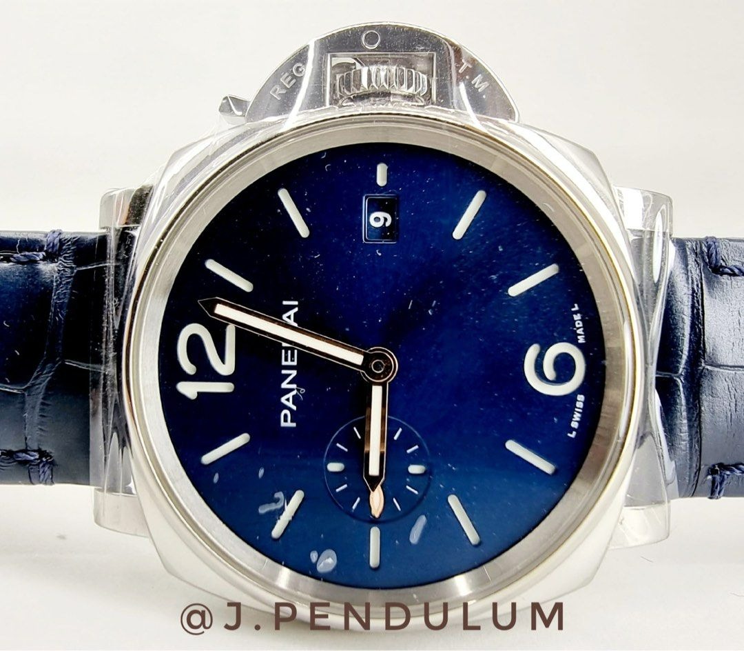 Panerai Luminor Due 42mm Steel Blue Dial. Ref: 01274, Luxury, Watches ...