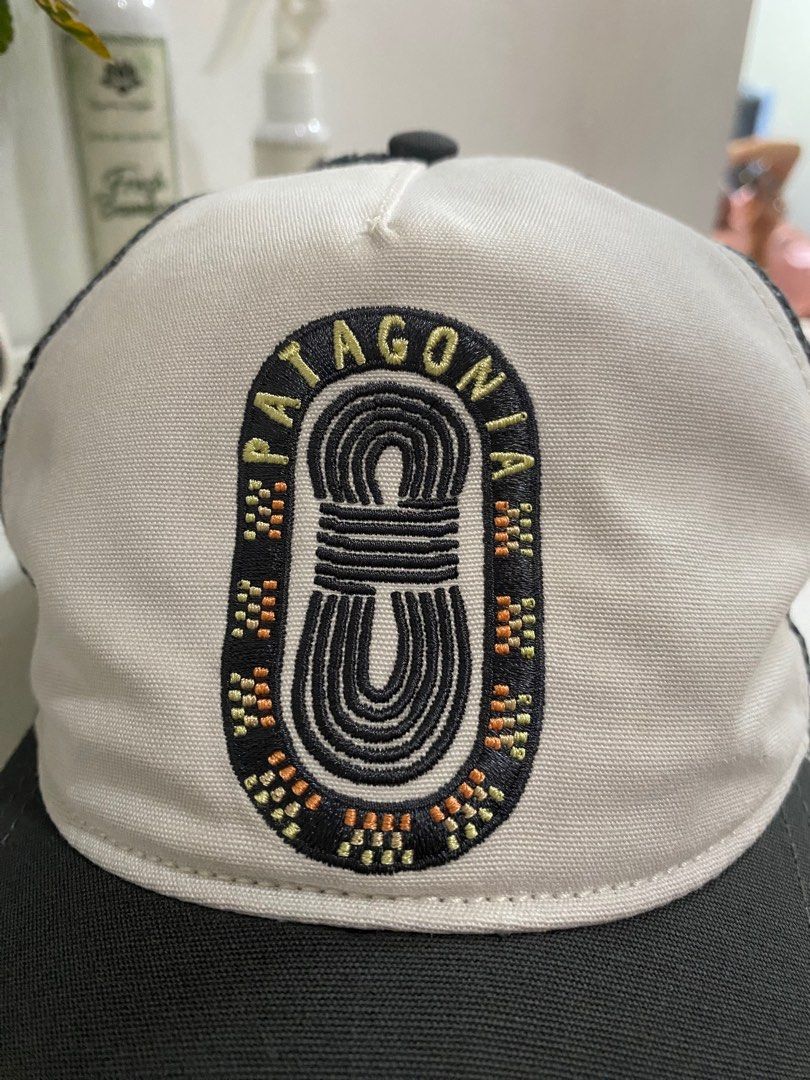 Patagonia Rope Logo Paper Peaks Badge Layback Trucker Hat Snapback Cap ...
