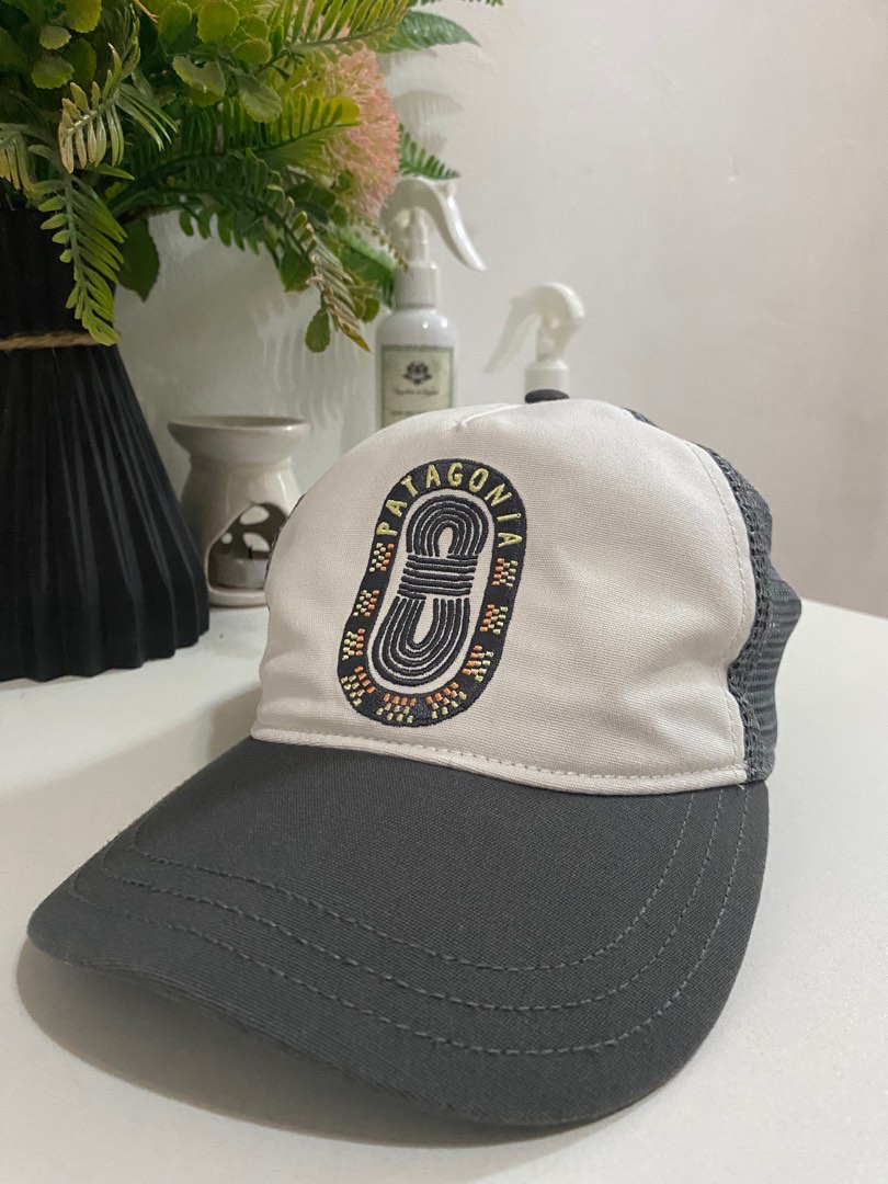 Patagonia Rope Logo Paper Peaks Badge Layback Trucker Hat Snapback Cap ...