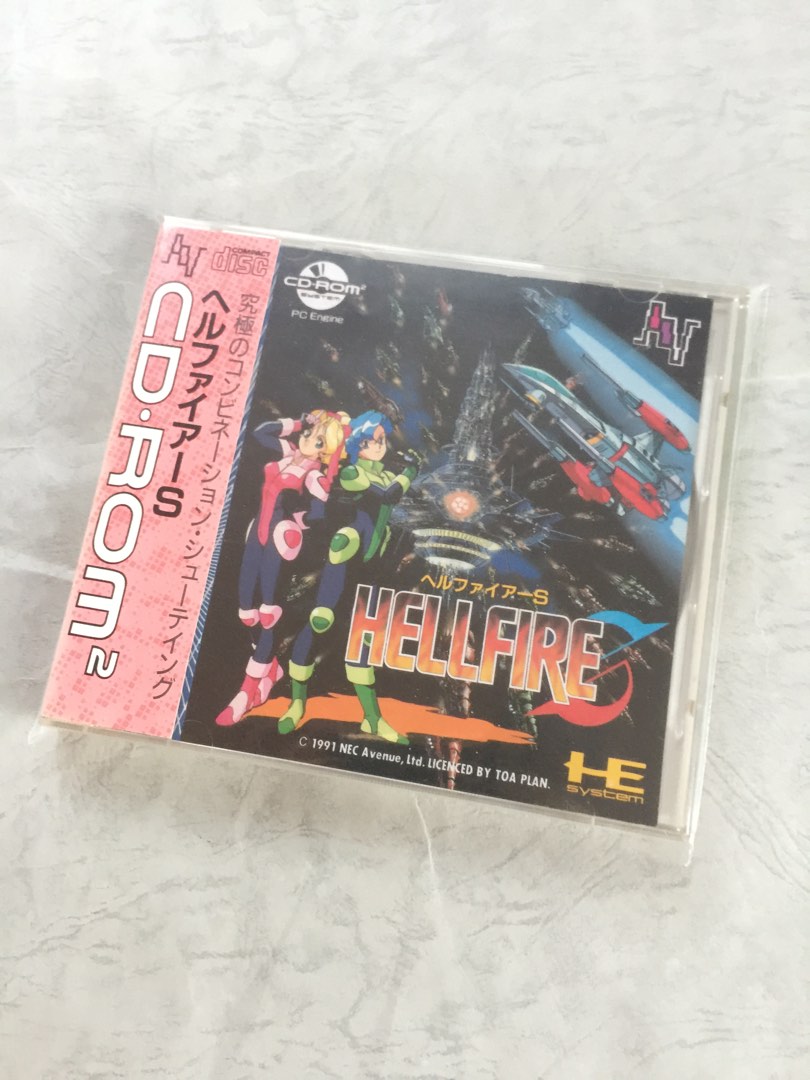 PC Engine CD ROM HellFire PCE, 電子遊戲, 電子遊戲, 其他 - Carousell