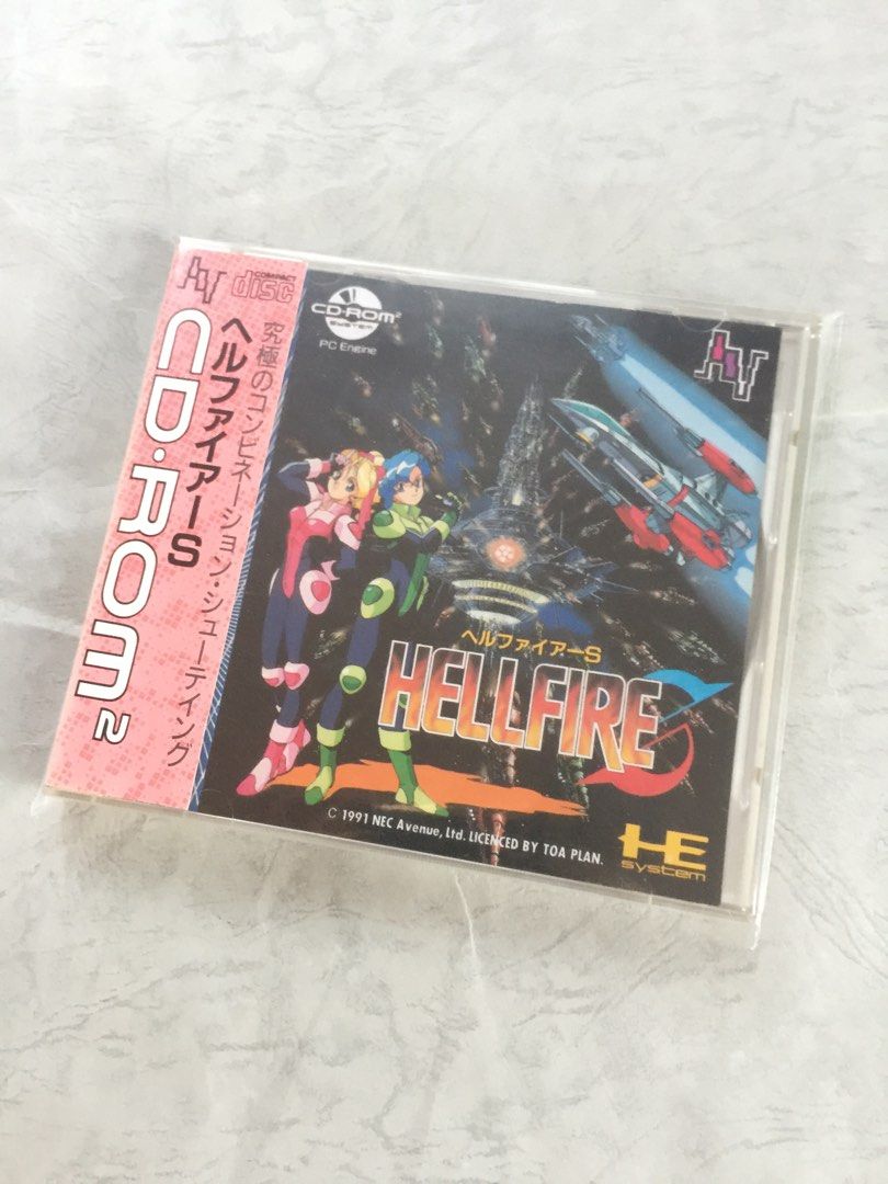 PC Engine CD ROM HellFire PCE, 電子遊戲, 電子遊戲, 其他 - Carousell