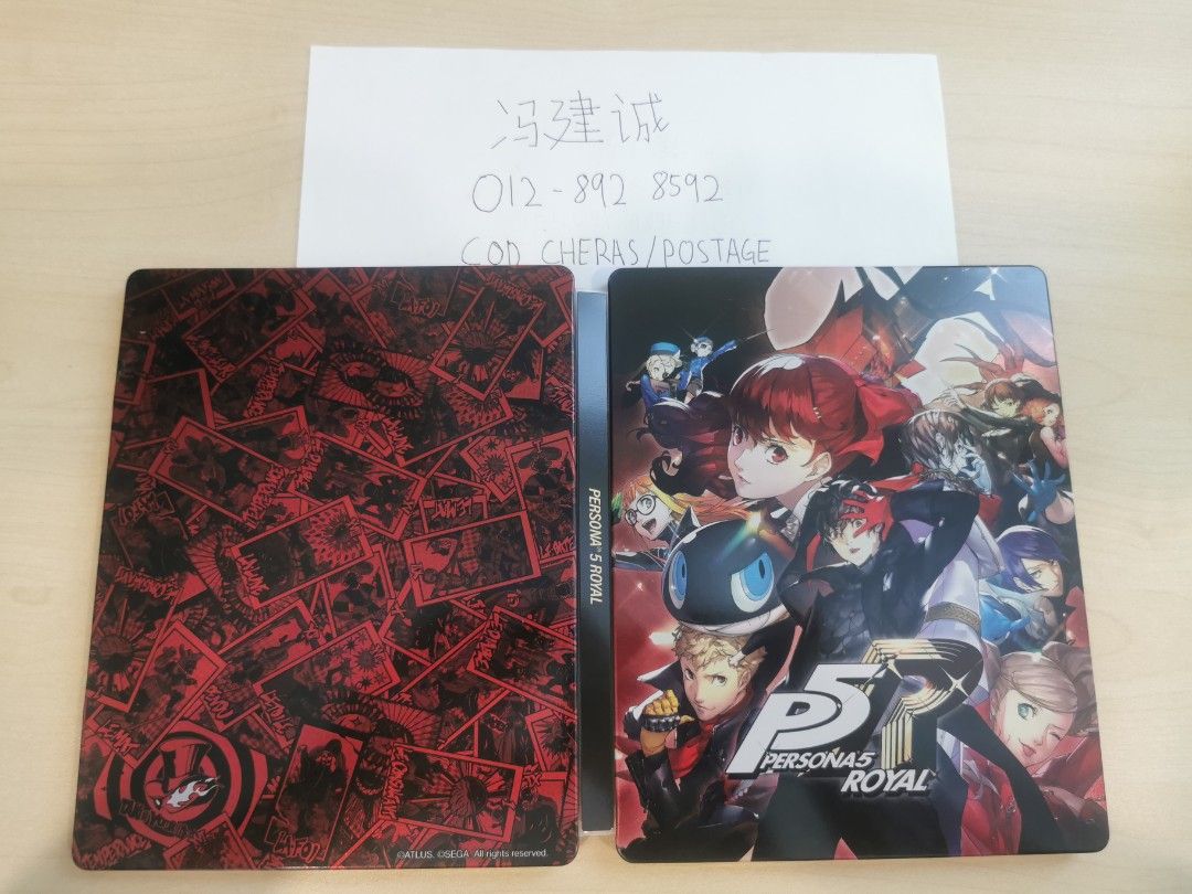 persona 5 royal steelbook, Video Gaming, Gaming Accessories, Cases ...