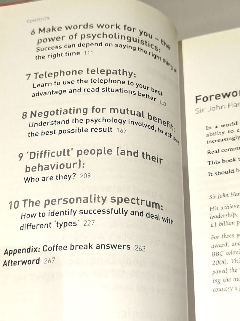 PERSUASION The Art Of Influencing People Book By James Borg, Hobbies & Toys, Books & Magazines ...