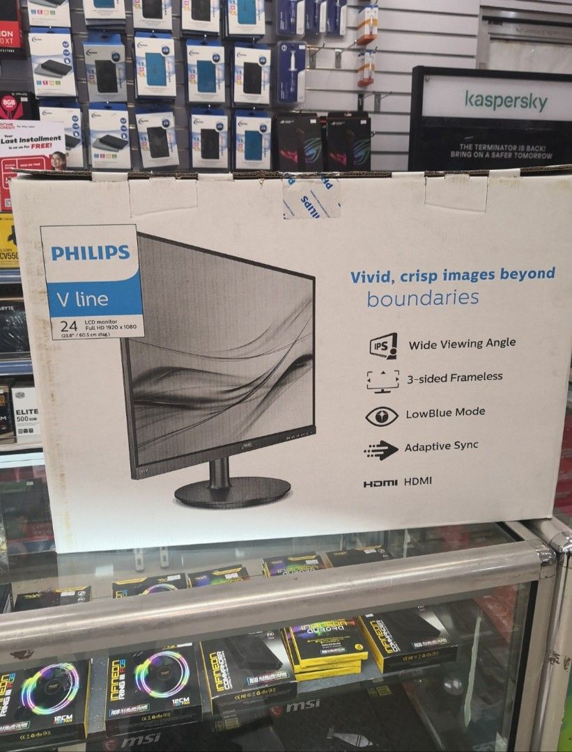 PHILIPS 24 inch LCD Monitor, Computers & Tech, Desktops on Carousell