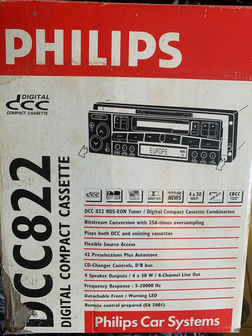 Philips Car Stereo DCC822, Car Accessories, Accessories on Carousell