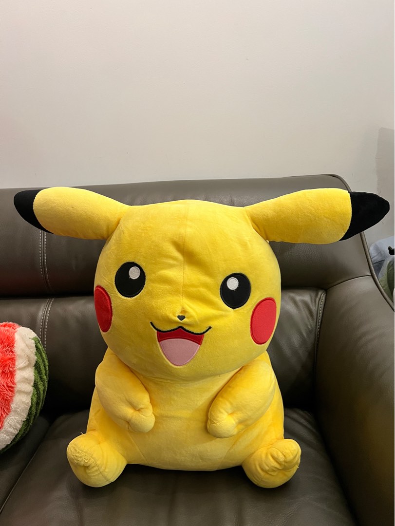 PIKACHU SOFTTOY, Furniture & Home Living, Home Decor, Cushions & Throws ...