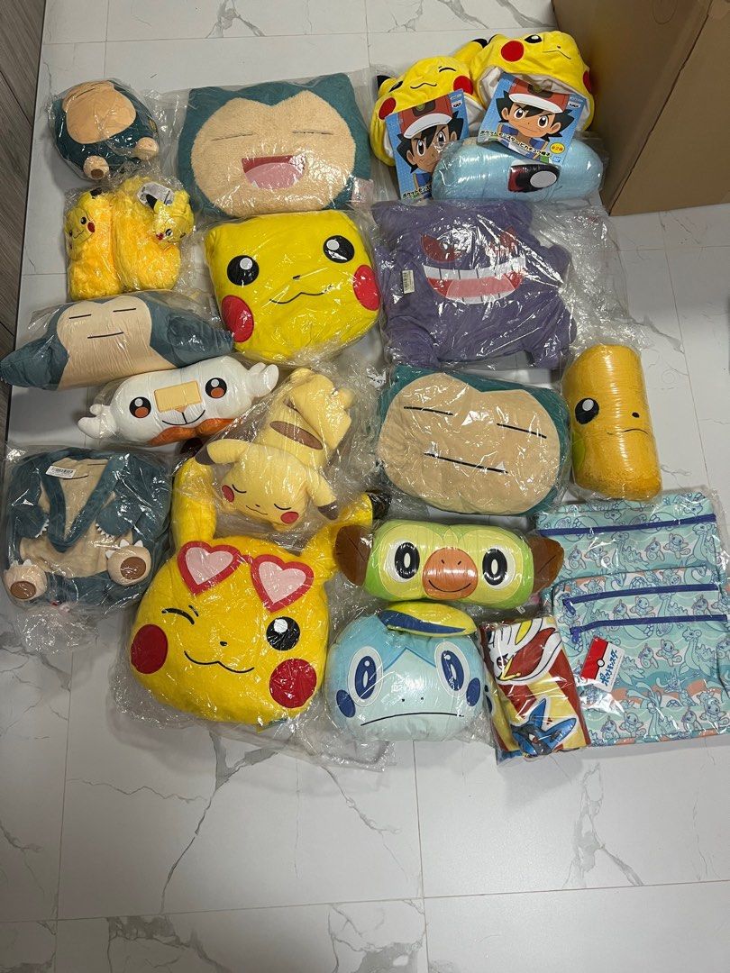 Pokemon Assorted Plush and cushion banpresto bandai rare limited ...
