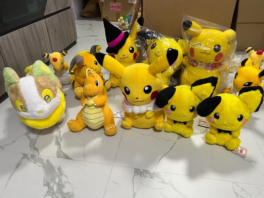 Pokemon Assorted Plush and cushion banpresto bandai rare limited ...