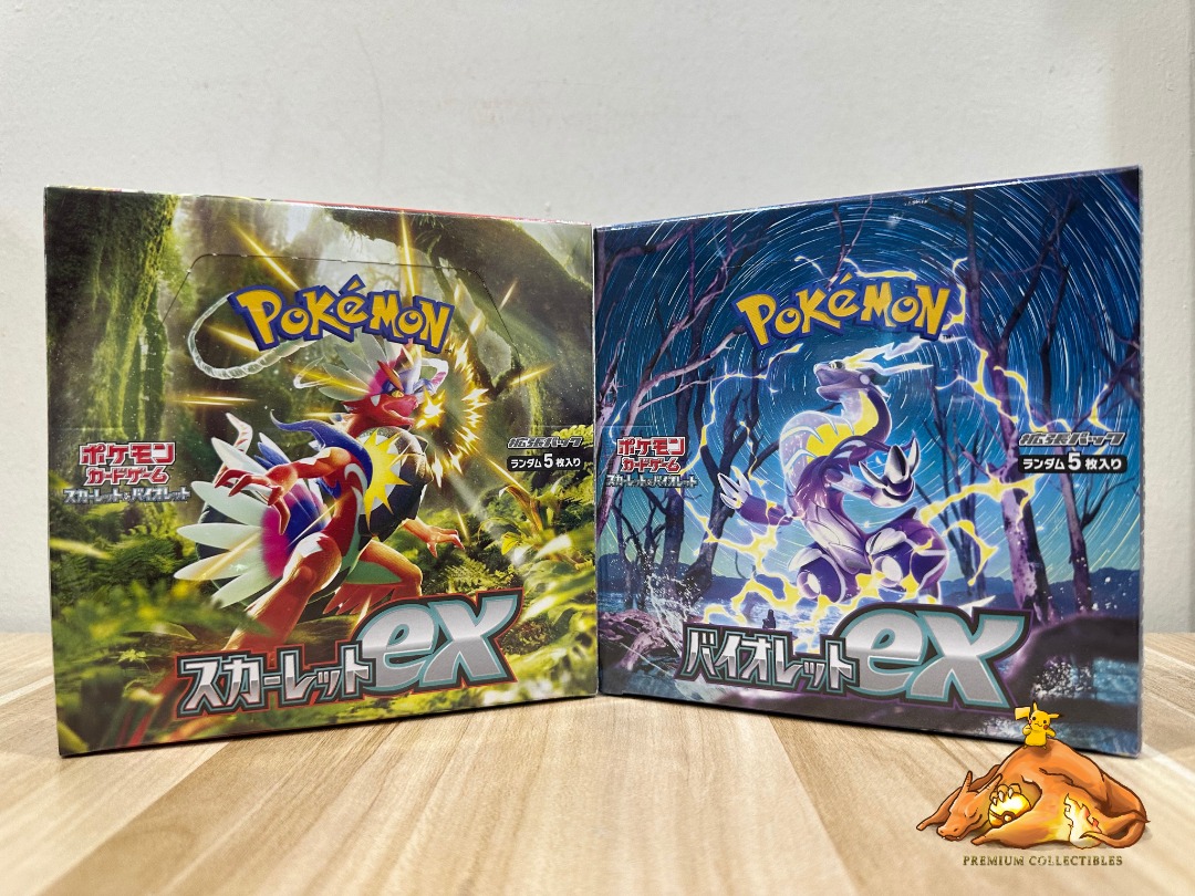 Pokemon TCG Japanese Scarlet and Violet Booster Box, Hobbies & Toys ...