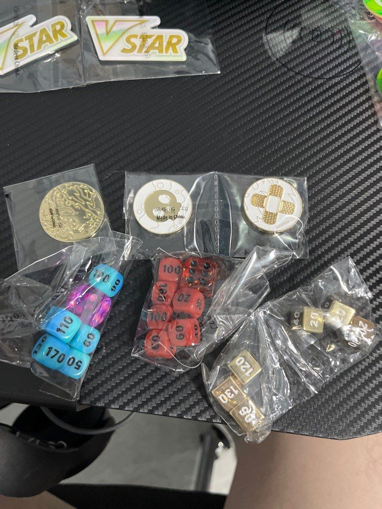 Pokémon TCG damage counters, dices , counters sealed charizard upc ...