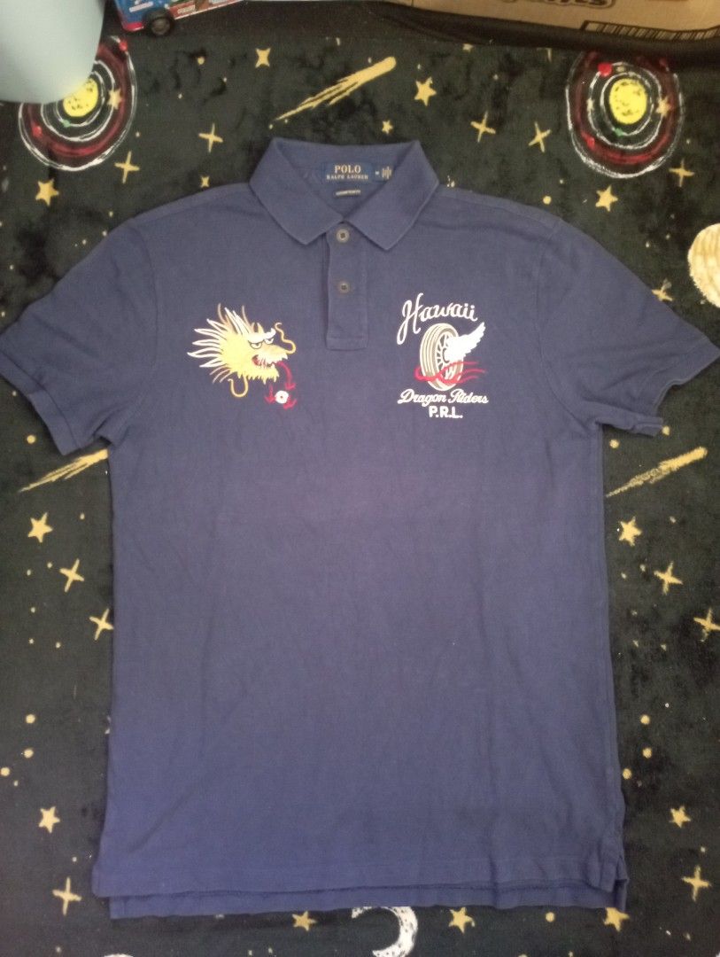 Polo Ralph Lauren Hawaii Dragon Riders polo shirt, Men's Fashion, Tops ...