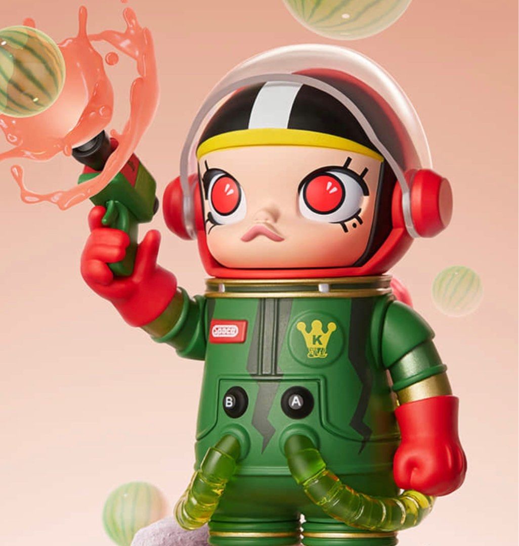 Popmart Space Molly 100% Watermelon, Hobbies & Toys, Toys & Games on ...