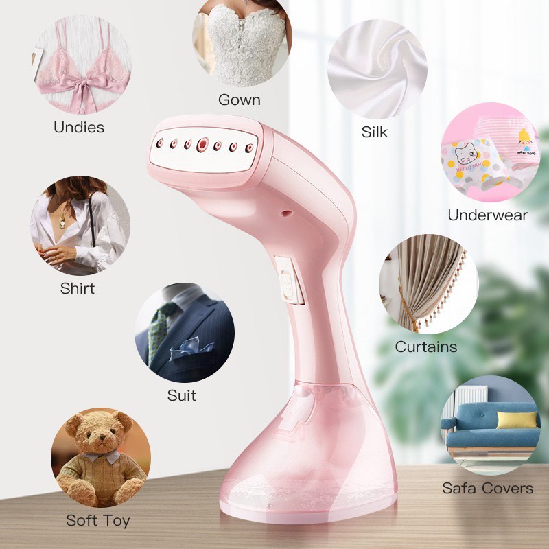 Portable Pink Garment Steamer, TV & Home Appliances, Irons & Steamers ...