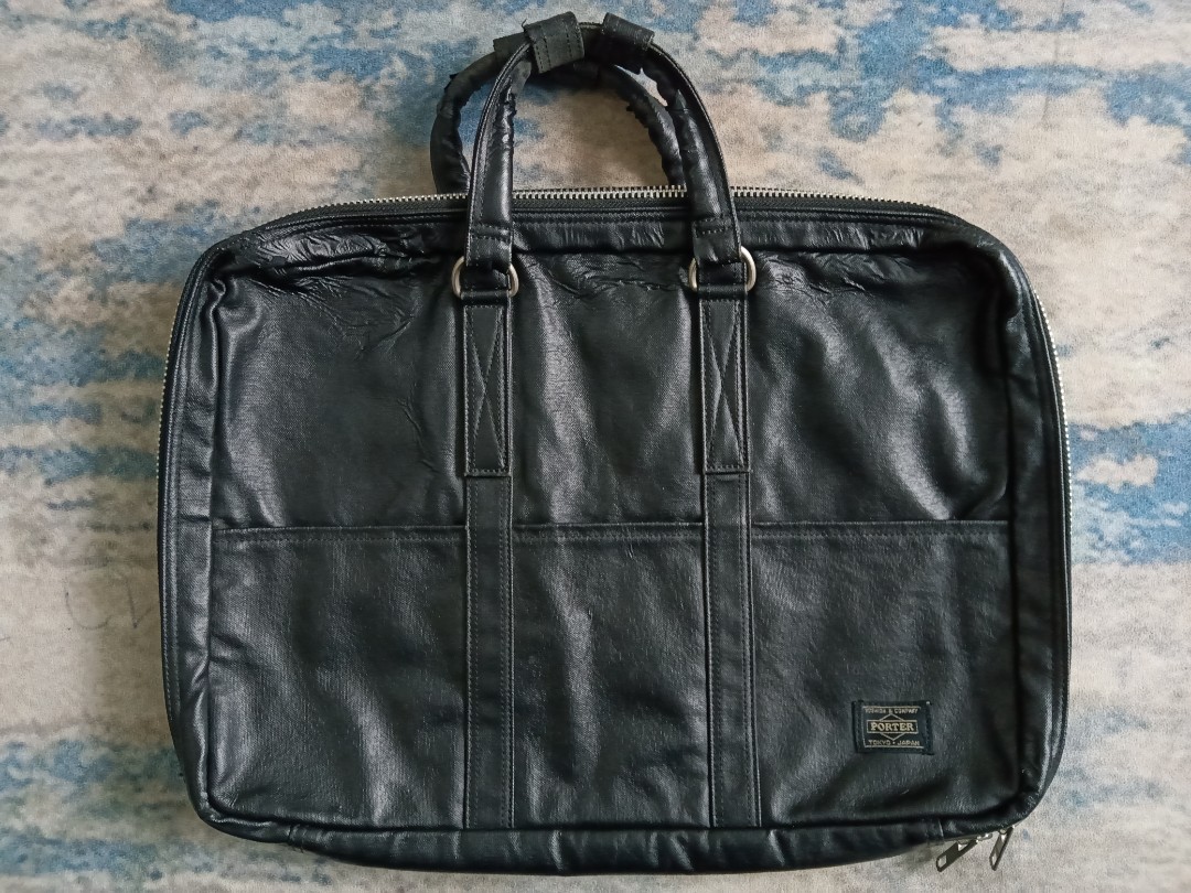 PORTER TOKYO JAPAN YOSHIDA & COMPANY DOCUMENTS FILES LAPTOP BAG VINTAGE ...