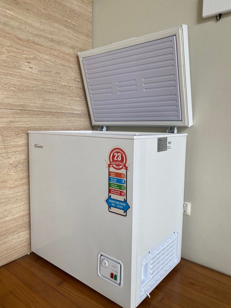 PowerPac Chest Freezer 150L, Furniture & Home Living, Home Improvement ...