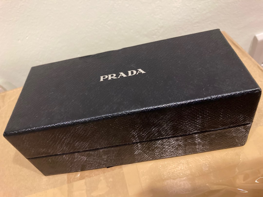 Prada Sunglasses Box with Cert, Luxury, Accessories on Carousell